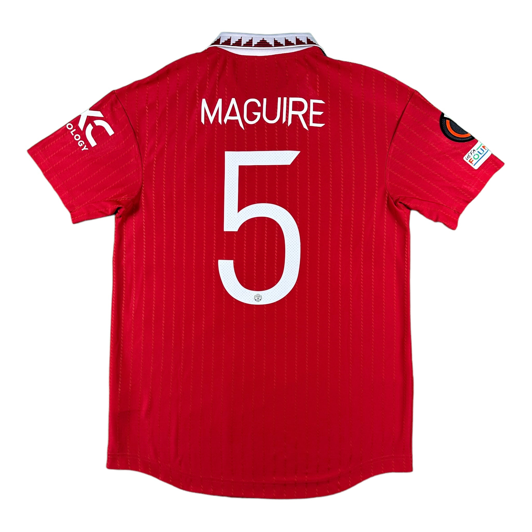 Harry Maguire 5 Manchester United Match Issue / Worn Home Shirt 2022-2 ...